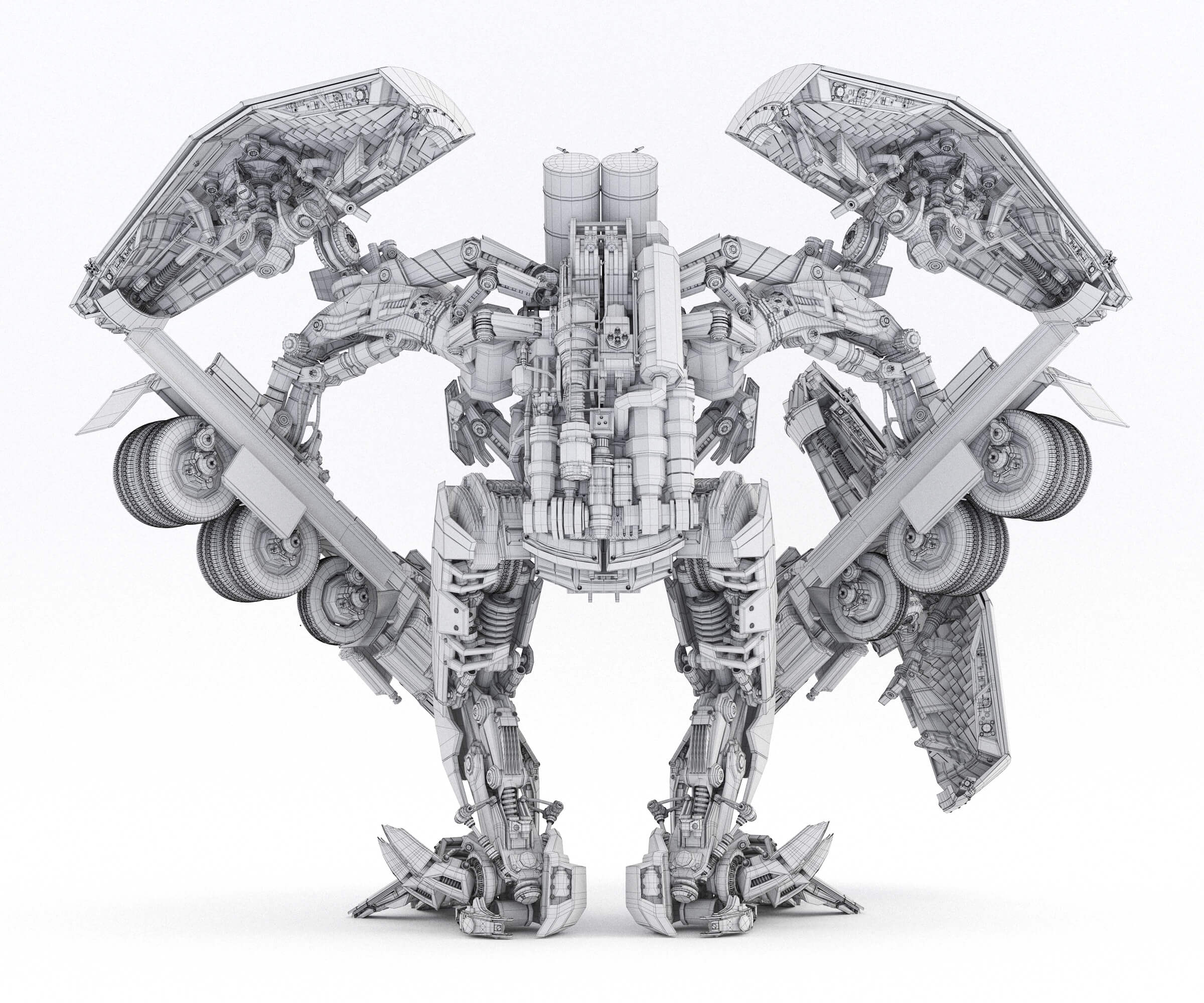 3D Robot Mixmaster by DennyCG