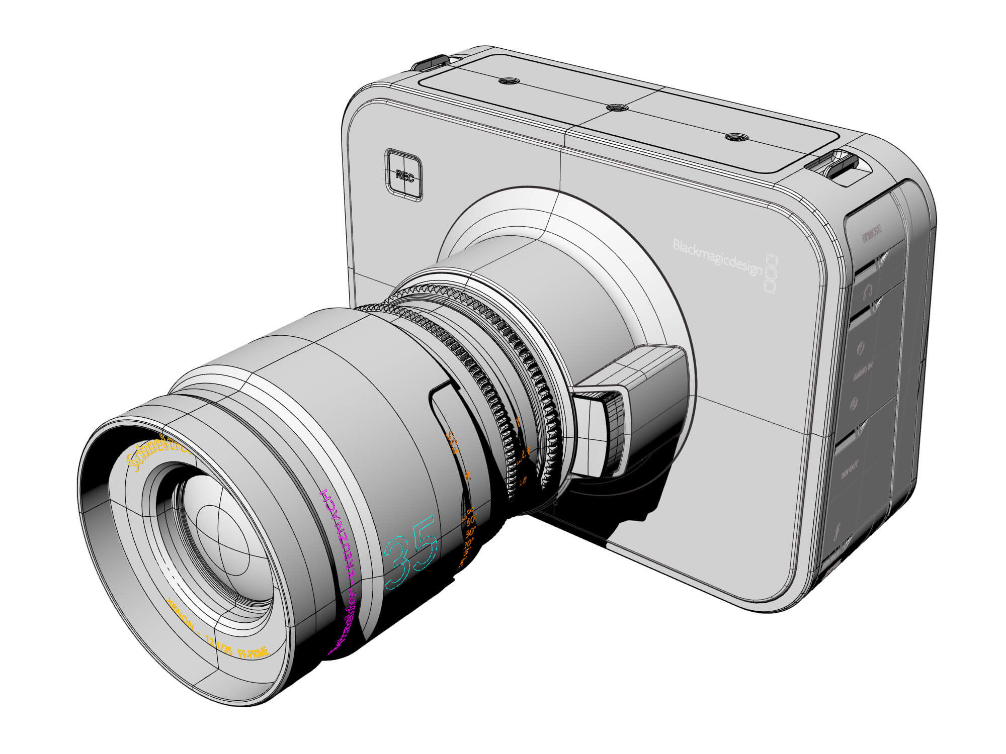 Camera 01 3D Model by DennyCG