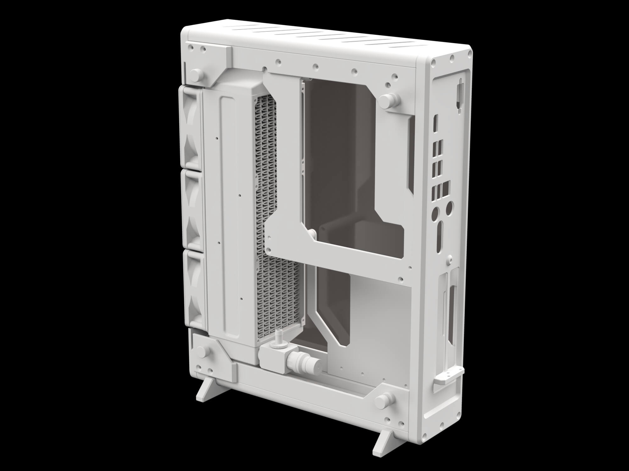 Computer Case 01 - 3D Model by DennyCG