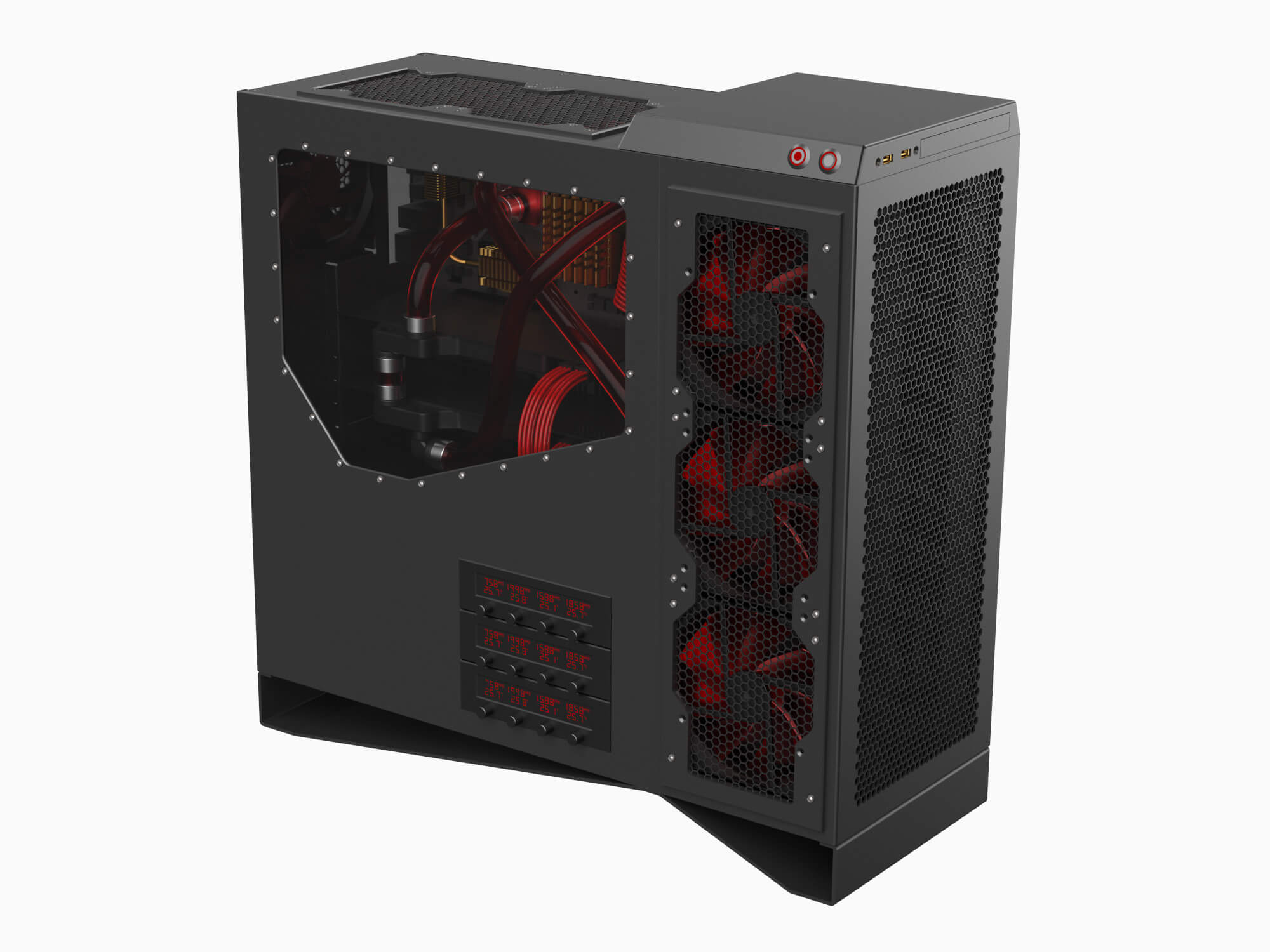 Computer Case 05 - 3D Model by DennyCG