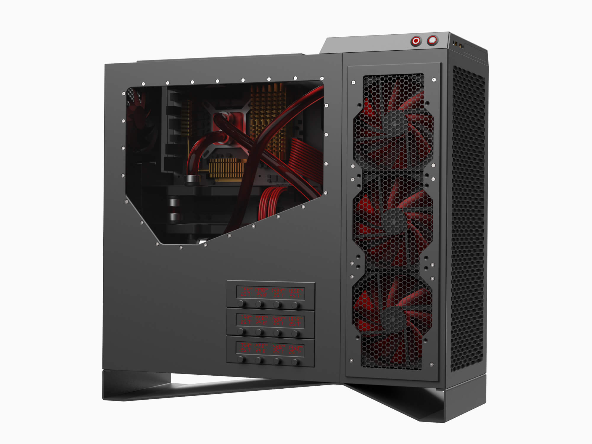 Computer Case 05 - 3D Model by DennyCG