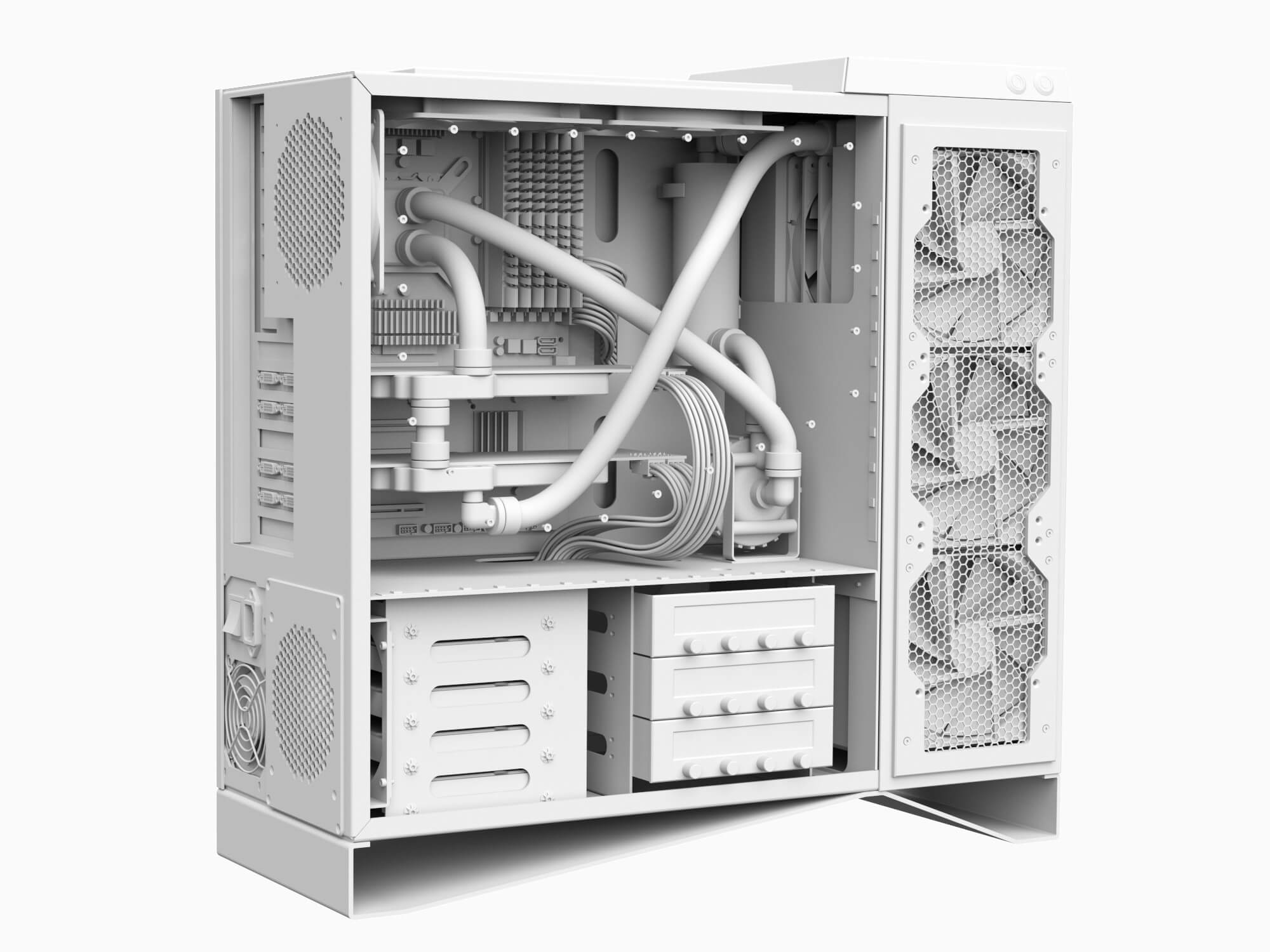 Computer Case 05 - 3D Model by DennyCG