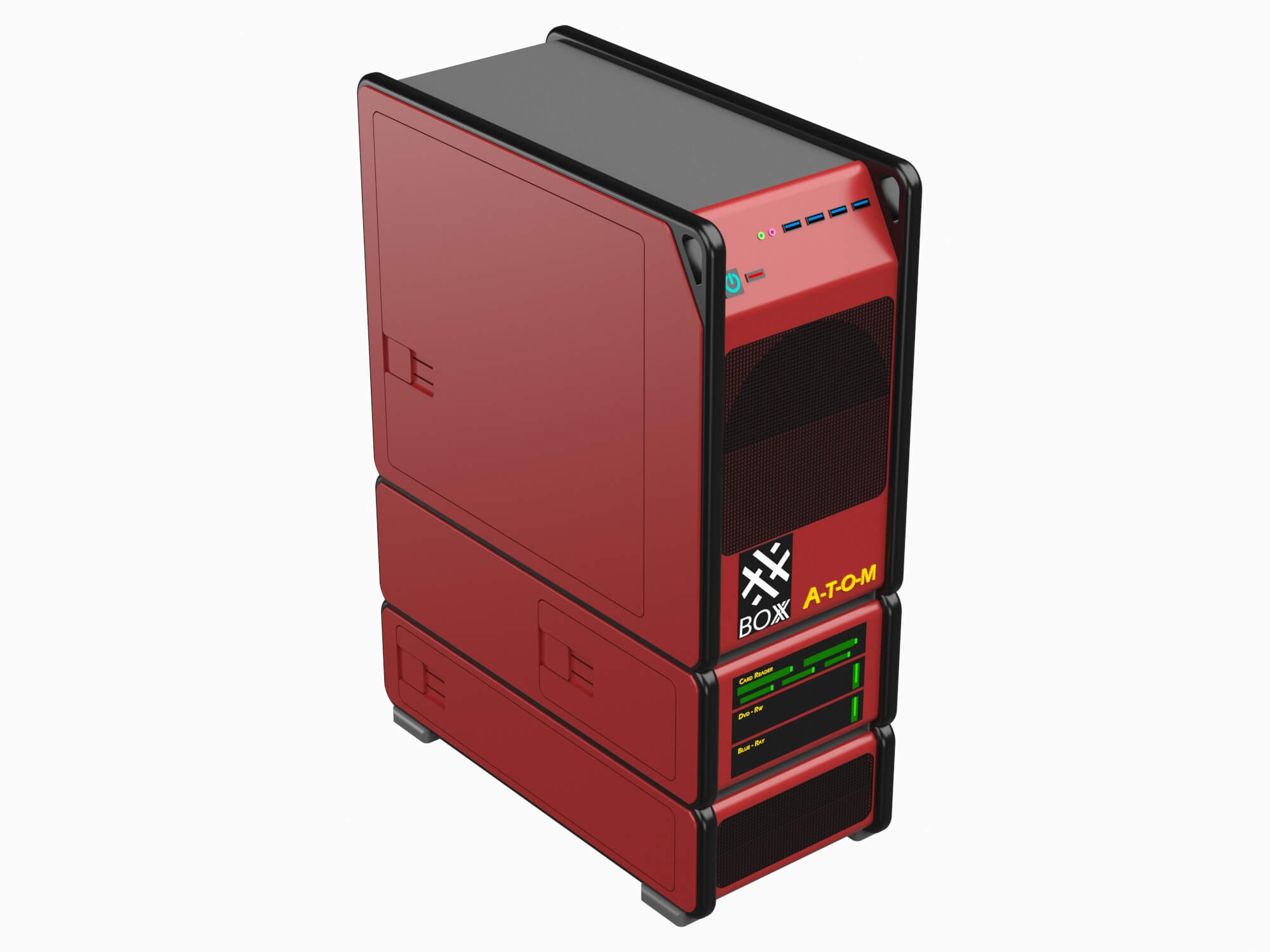 PC Case, Laptop and Keyboard Collection 9 in 1 by DennyCG