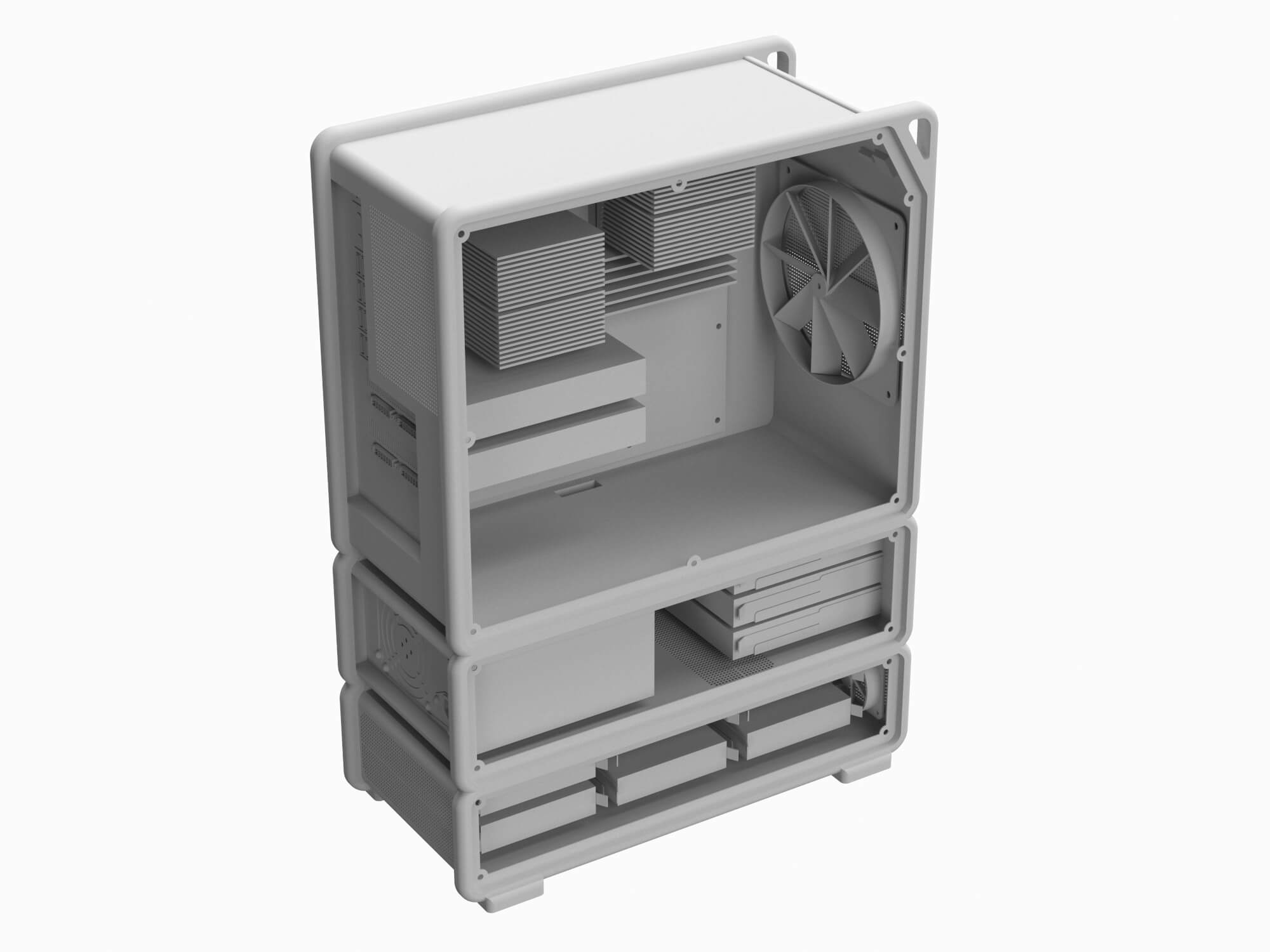 Computer Case 06 - 3D Model by DennyCG