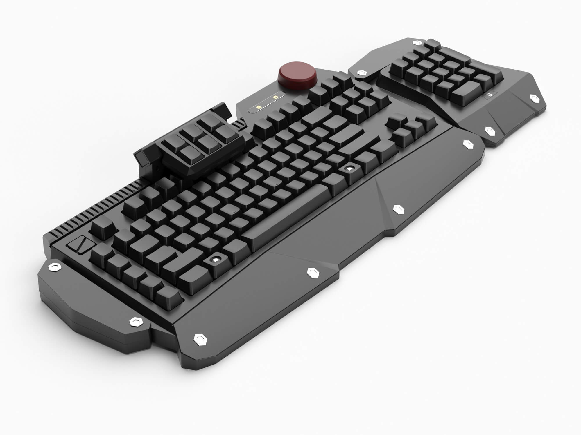 Computer Keyboard 02 - 3D Model by DennyCG