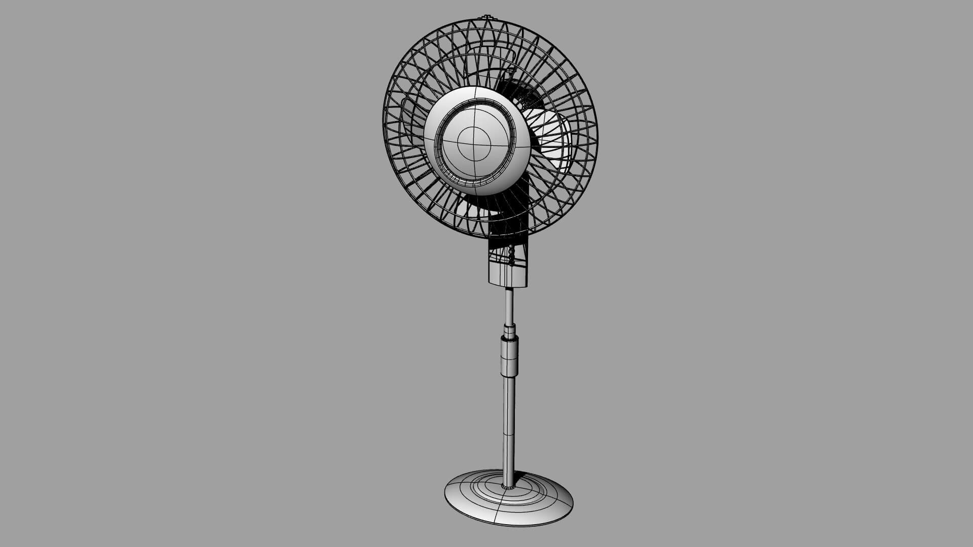 Electric Fan - 3D Model by DennyCG