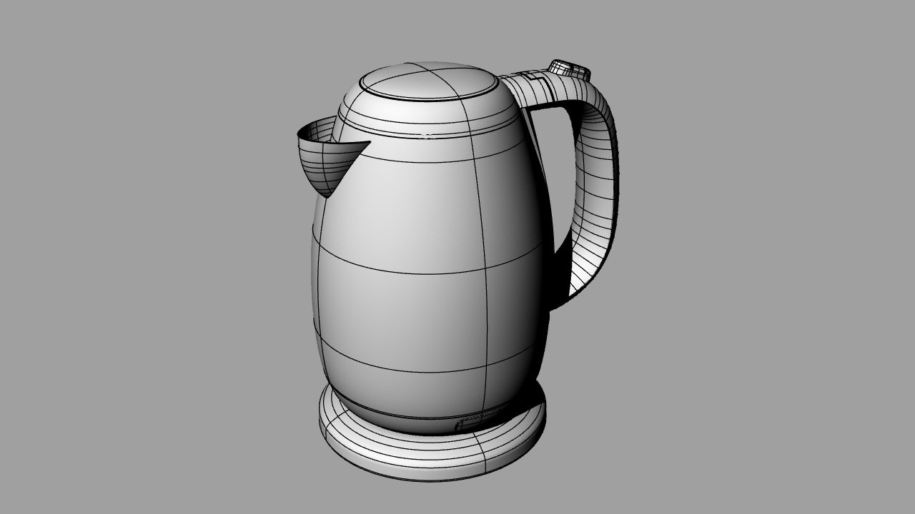 Electric Kettle - 3D Model by DennyCG