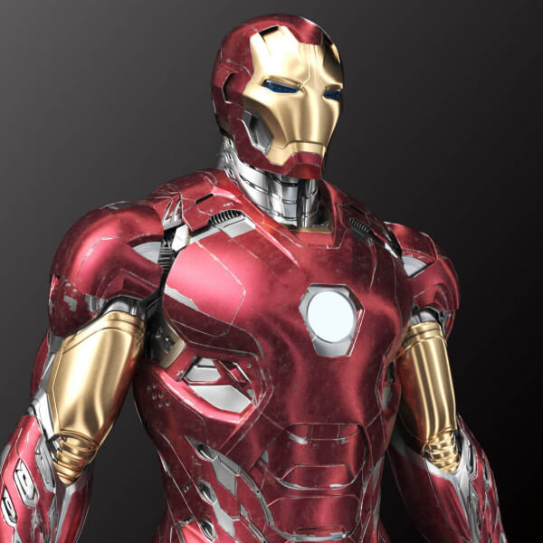 Iron Man 18 3D Render | RenderHub Gallery