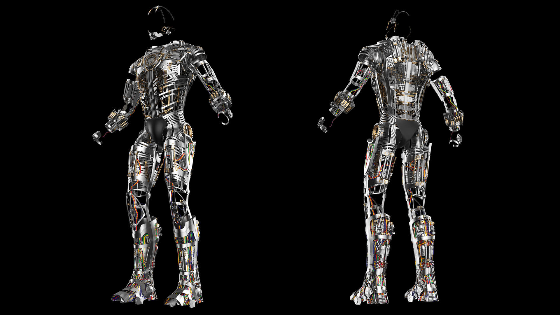 Iron Man 17 3D Render, Digital Art by DennyCG