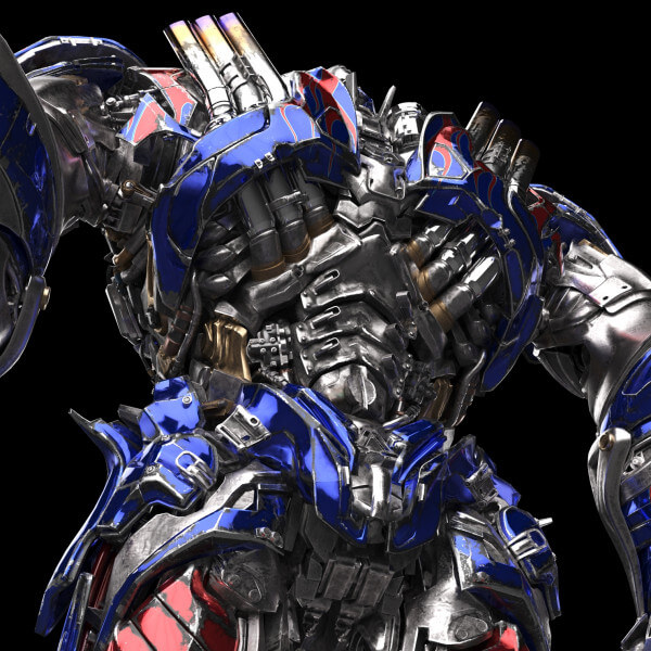 Optimus Prime 4 3D Render, Digital Art by DennyCG