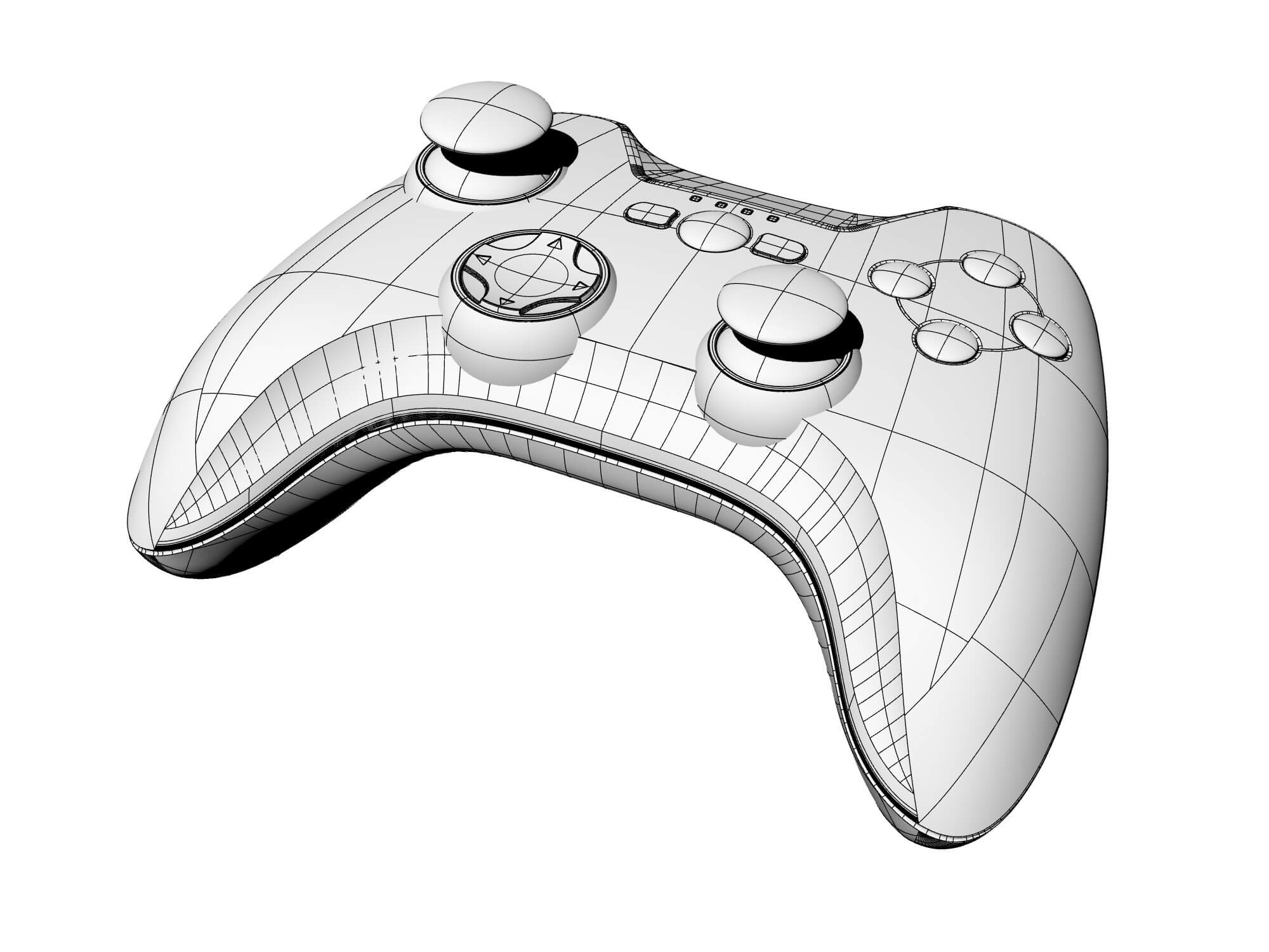 Gamepad 05 - 3D Model by DennyCG