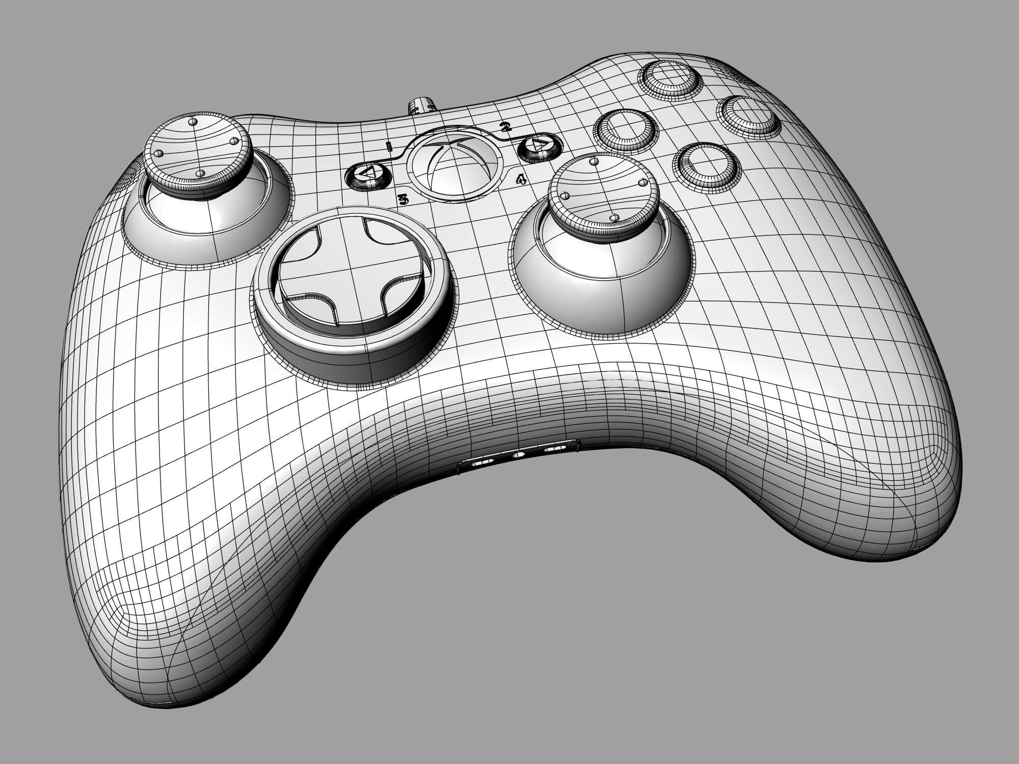 Gamepad 10 3D Model by DennyCG