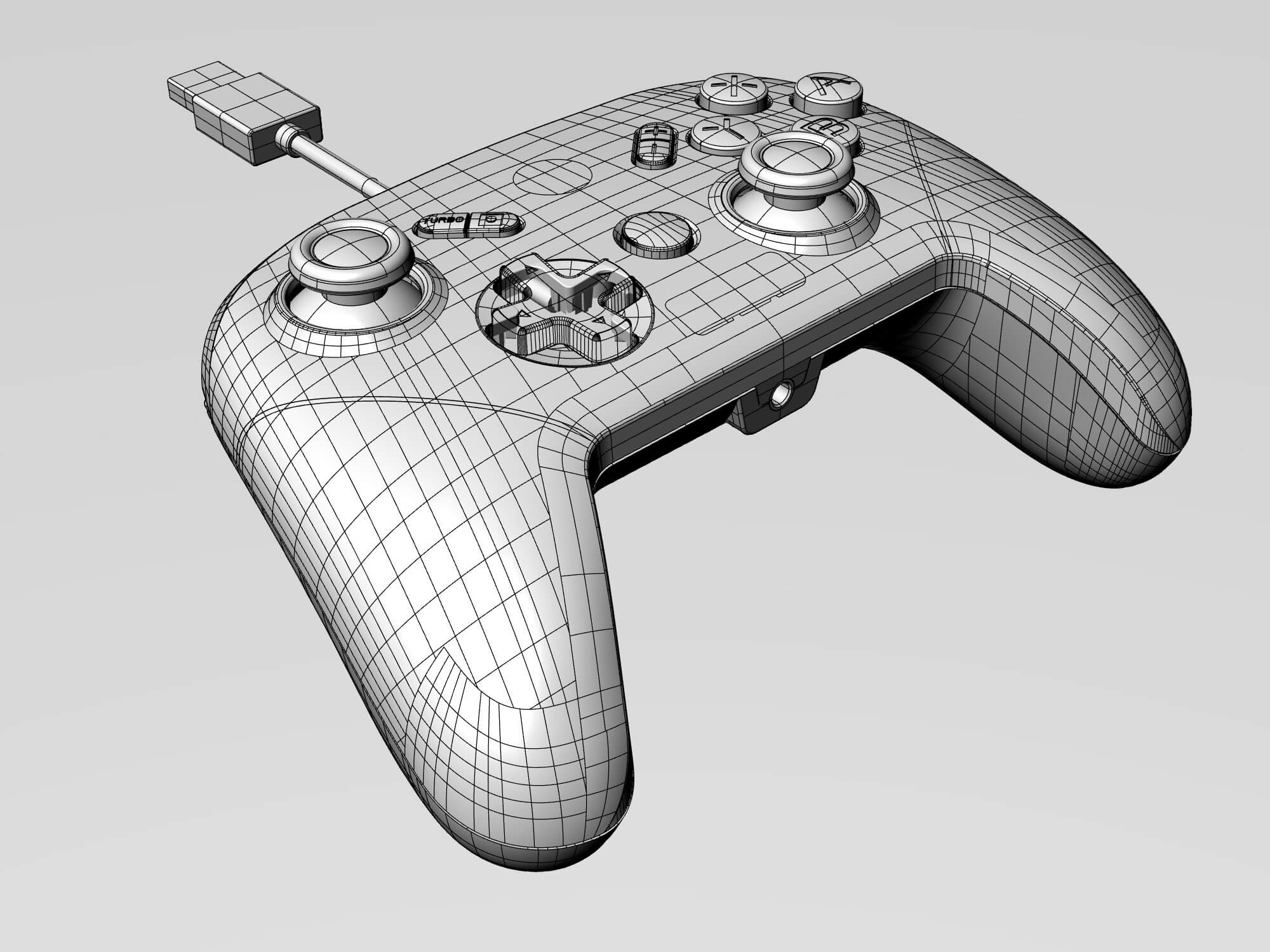 Gamepad 16 3D Model by DennyCG