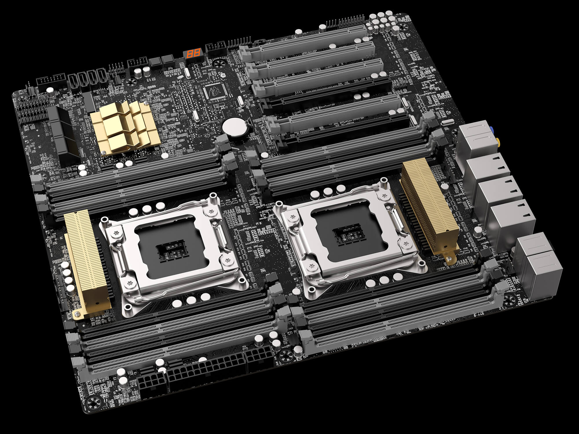 Gaming Motherboard - 3D Model by DennyCG