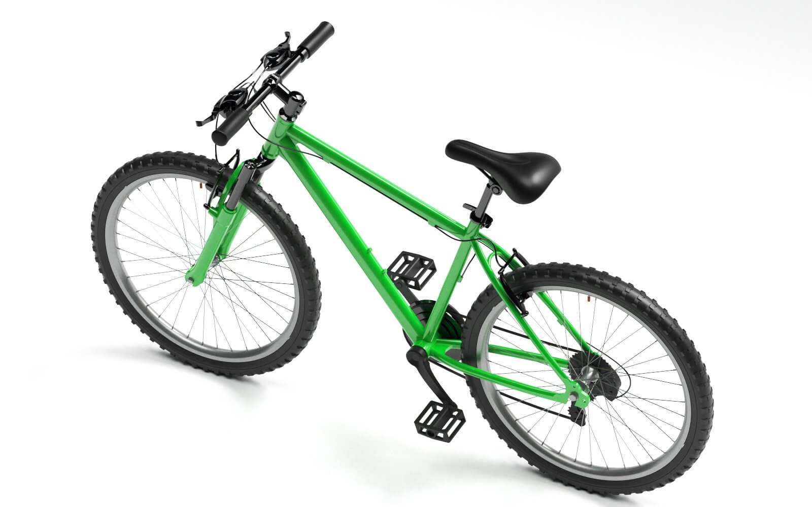 Green Mountain Bike - 3D Model by DennyCG