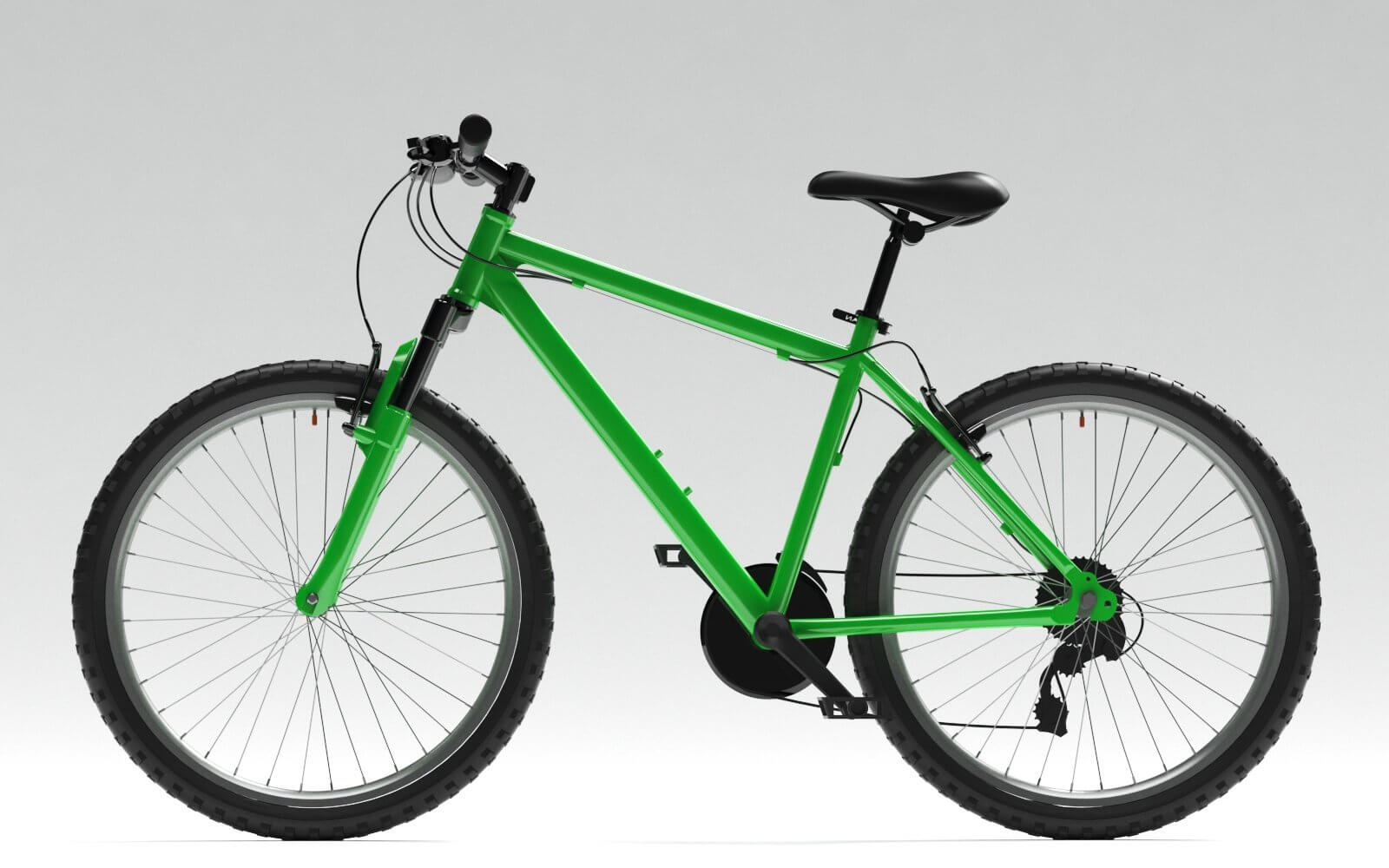 Green Mountain Bike - 3D Model by DennyCG