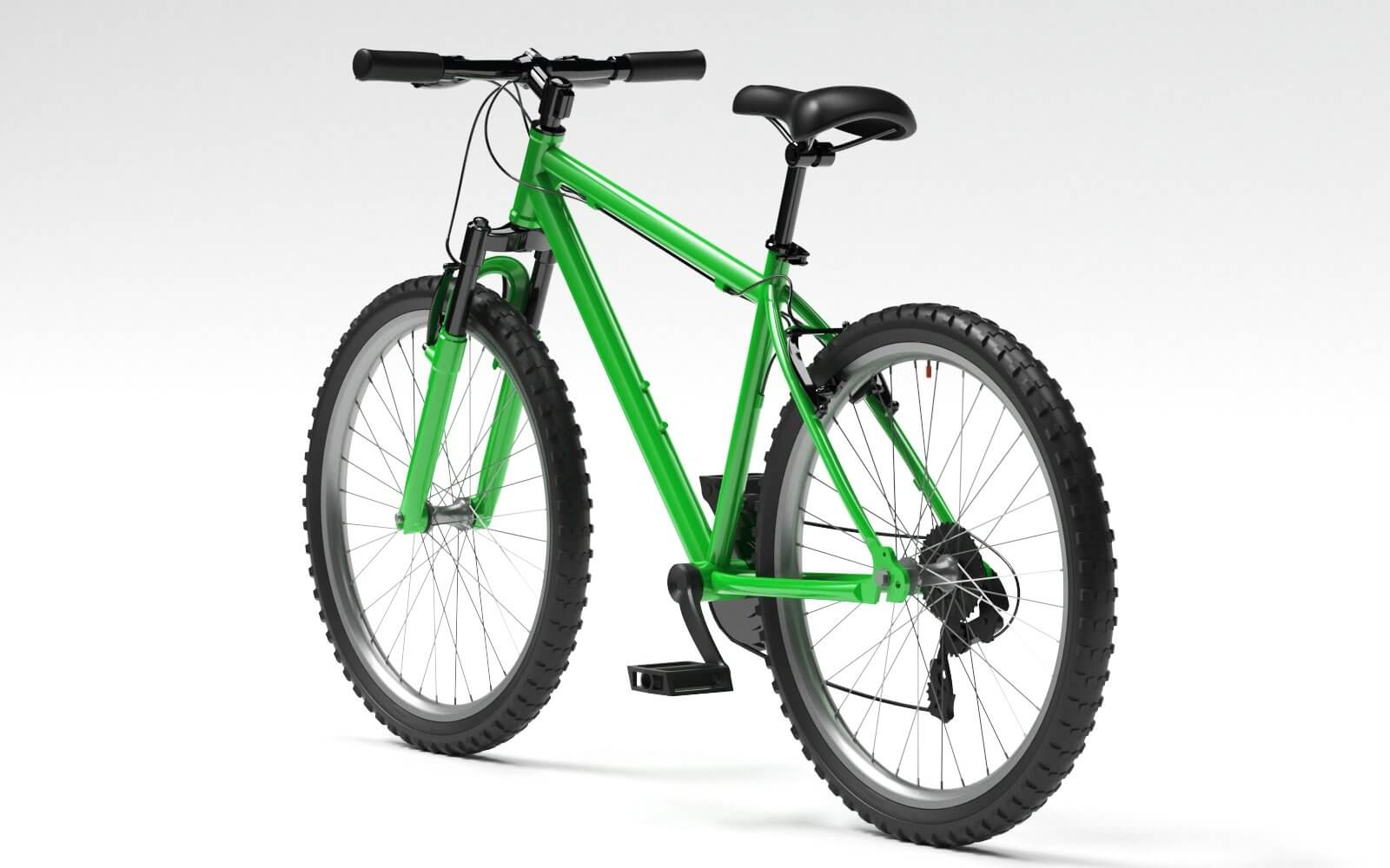 Green Mountain Bike - 3D Model by DennyCG