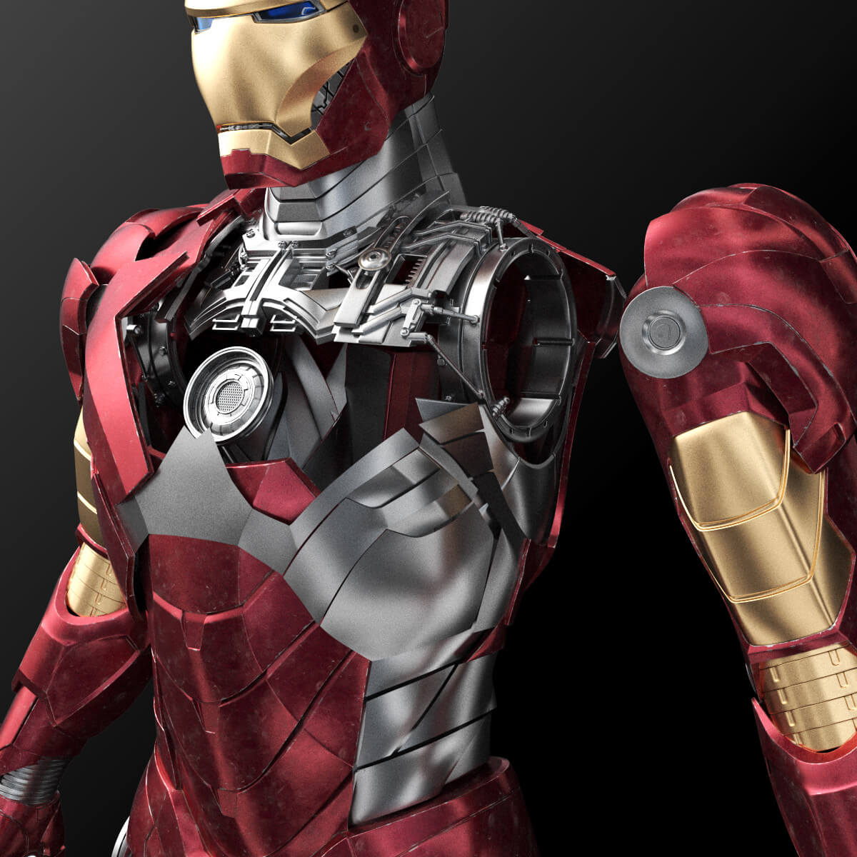 Iron Man 05 - 3D Model by DennyCG