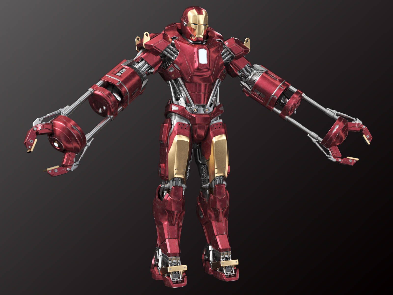 Iron Man 12 - 3D Model by DennyCG