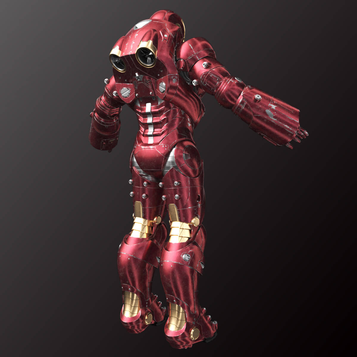 Iron Man Pack 04 4 in 1 by DennyCG