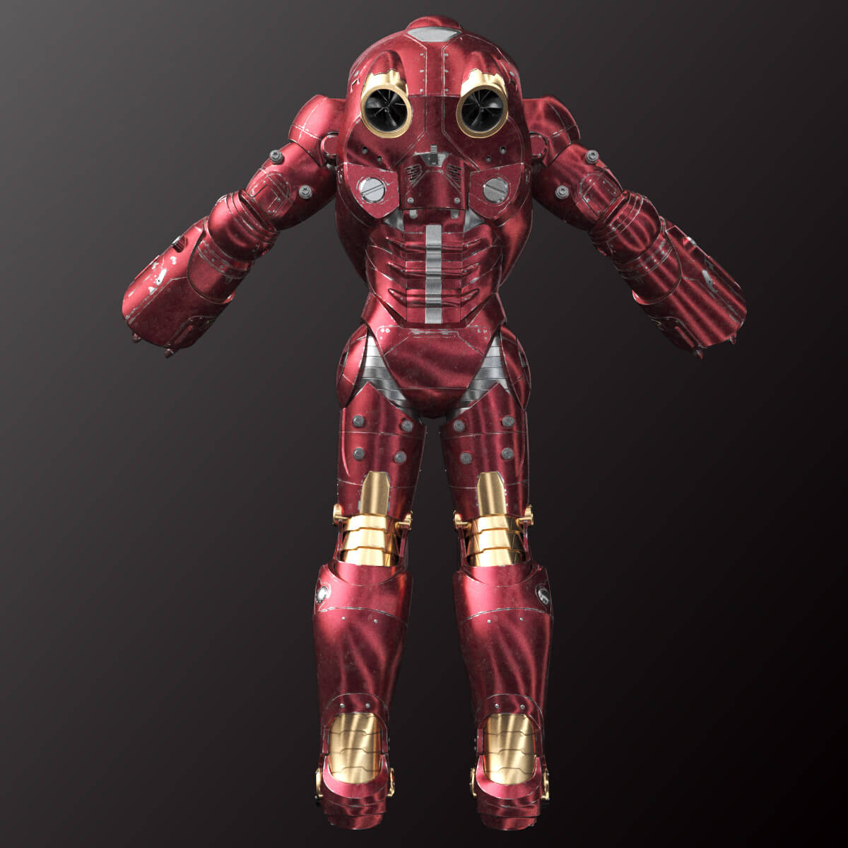 Iron Man Pack 04 4 in 1 by DennyCG
