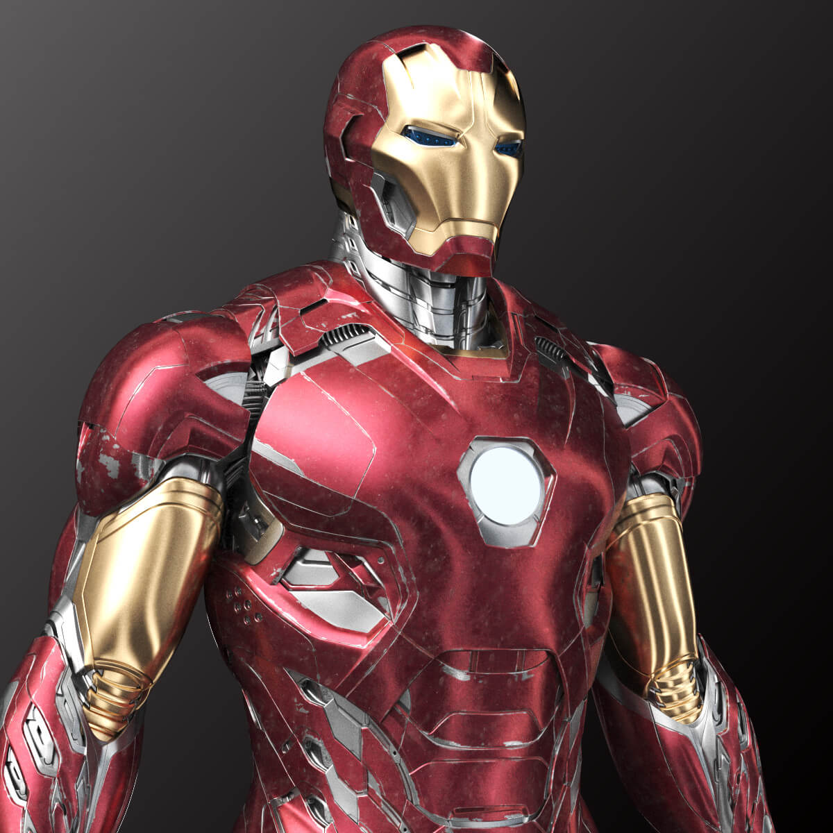 Iron Man 16 - 3D Model by DennyCG