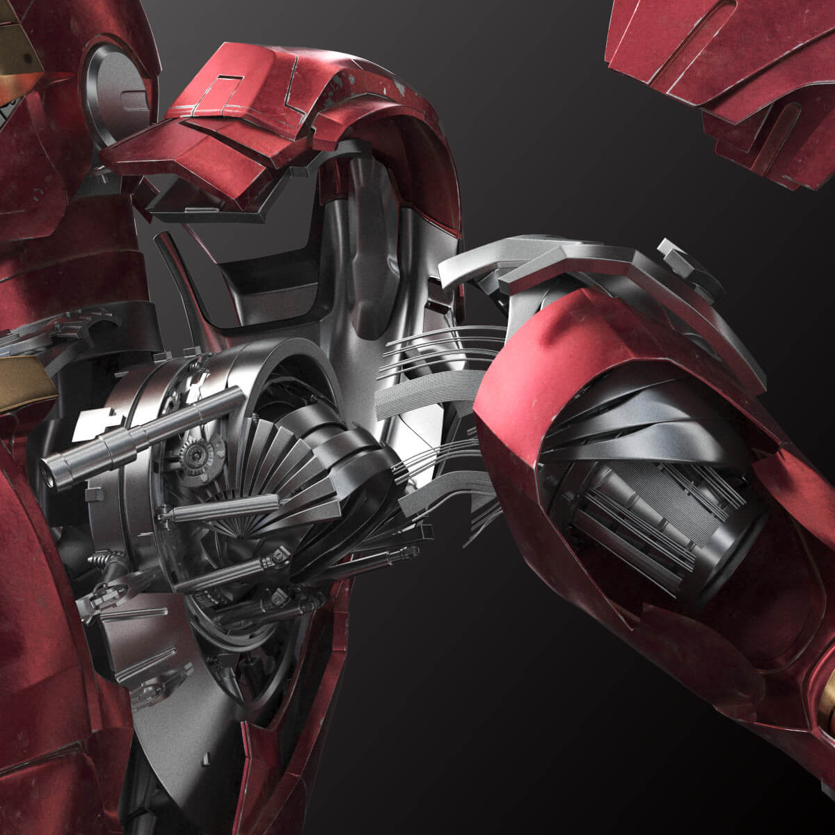 Iron Man Pack 02 4 in 1 - 3D Model by DennyCG