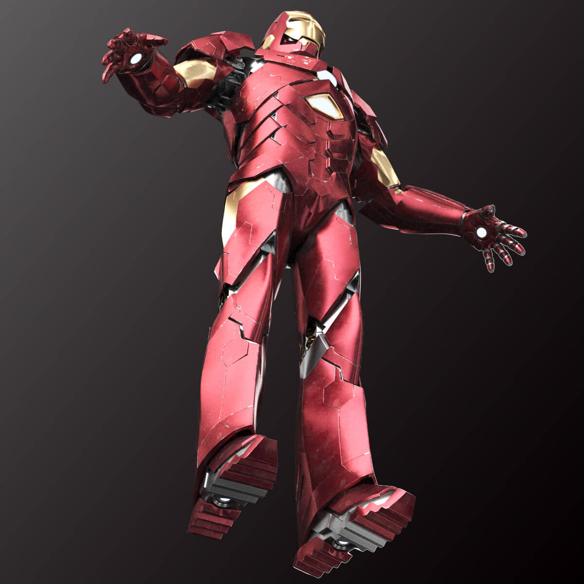 Iron Man Pack 02 4 in 1 by DennyCG