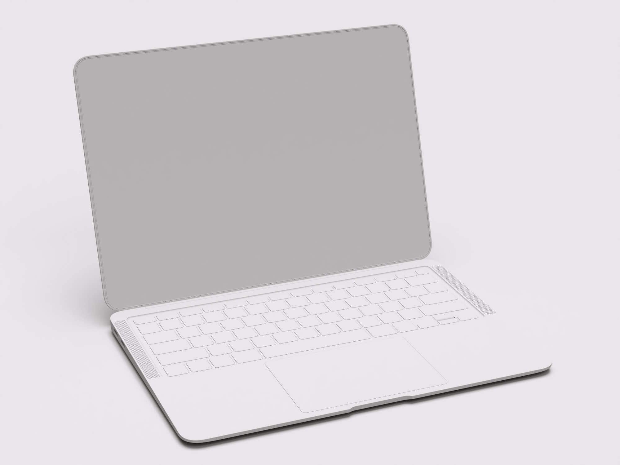 Laptop 03 - 3D Model by DennyCG
