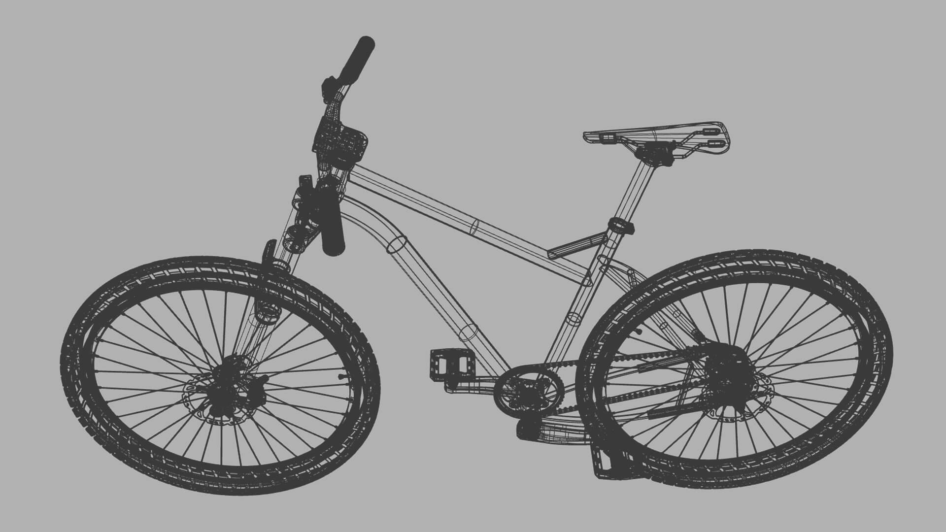 Mountain Bicycle - 3D Model by DennyCG