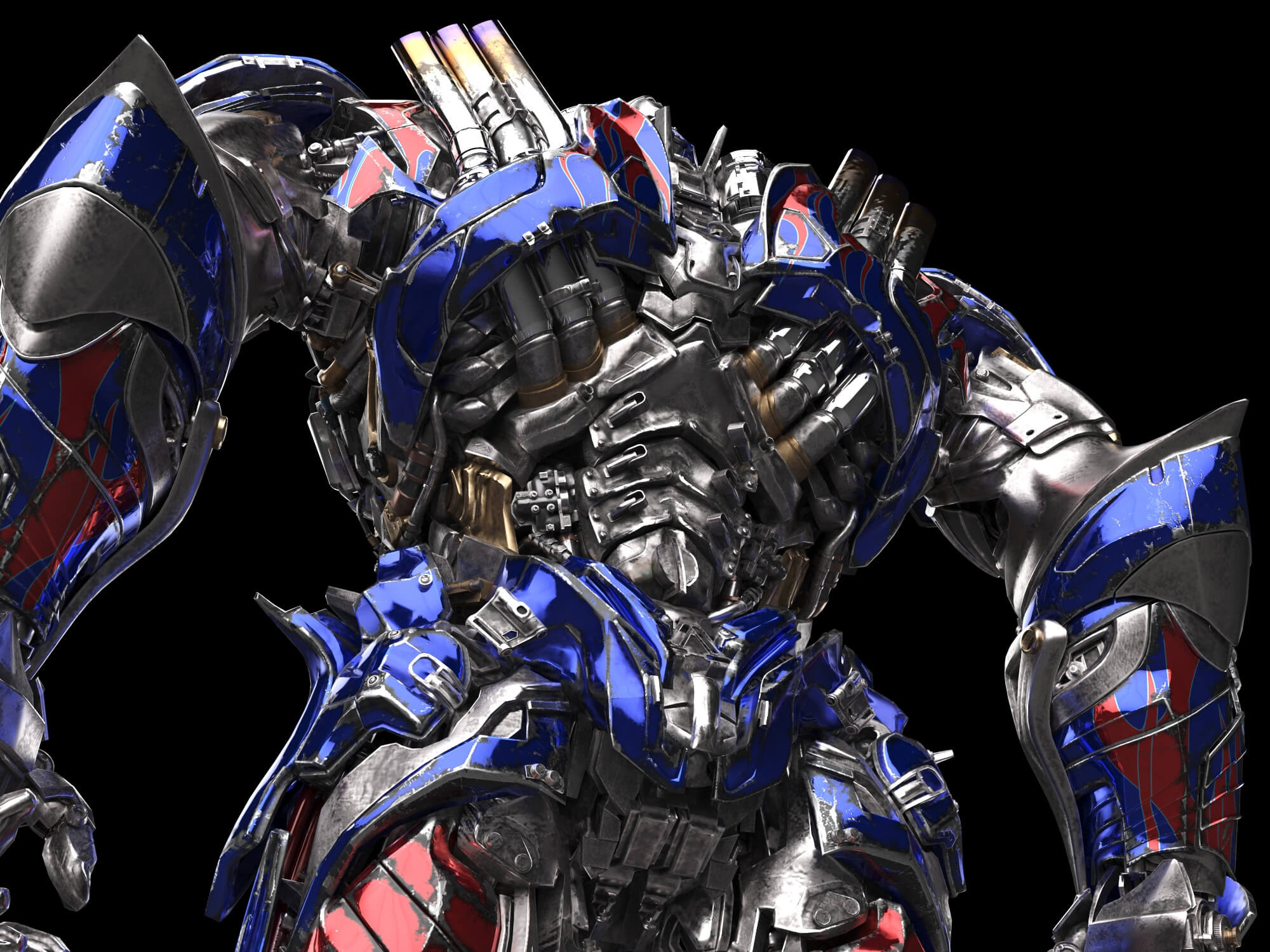 Optimus Prime 4 - 3D Model by DennyCG