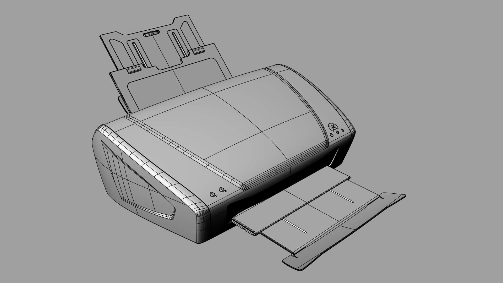 Printer - 3D Model by DennyCG