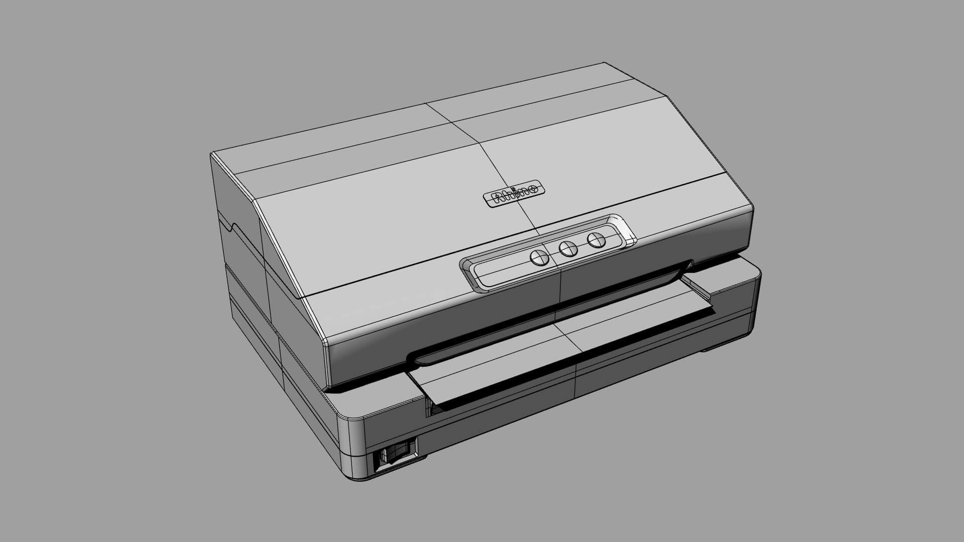 Printer - 3D Model by DennyCG