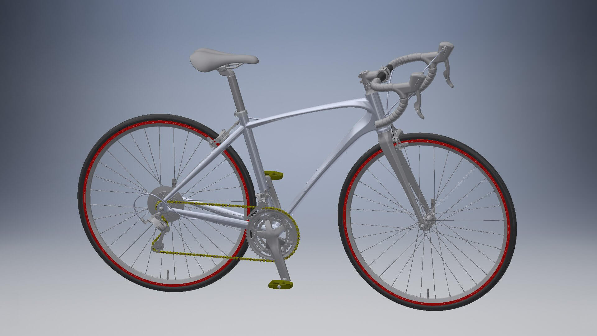 Road Bicycle - 3D Model by DennyCG