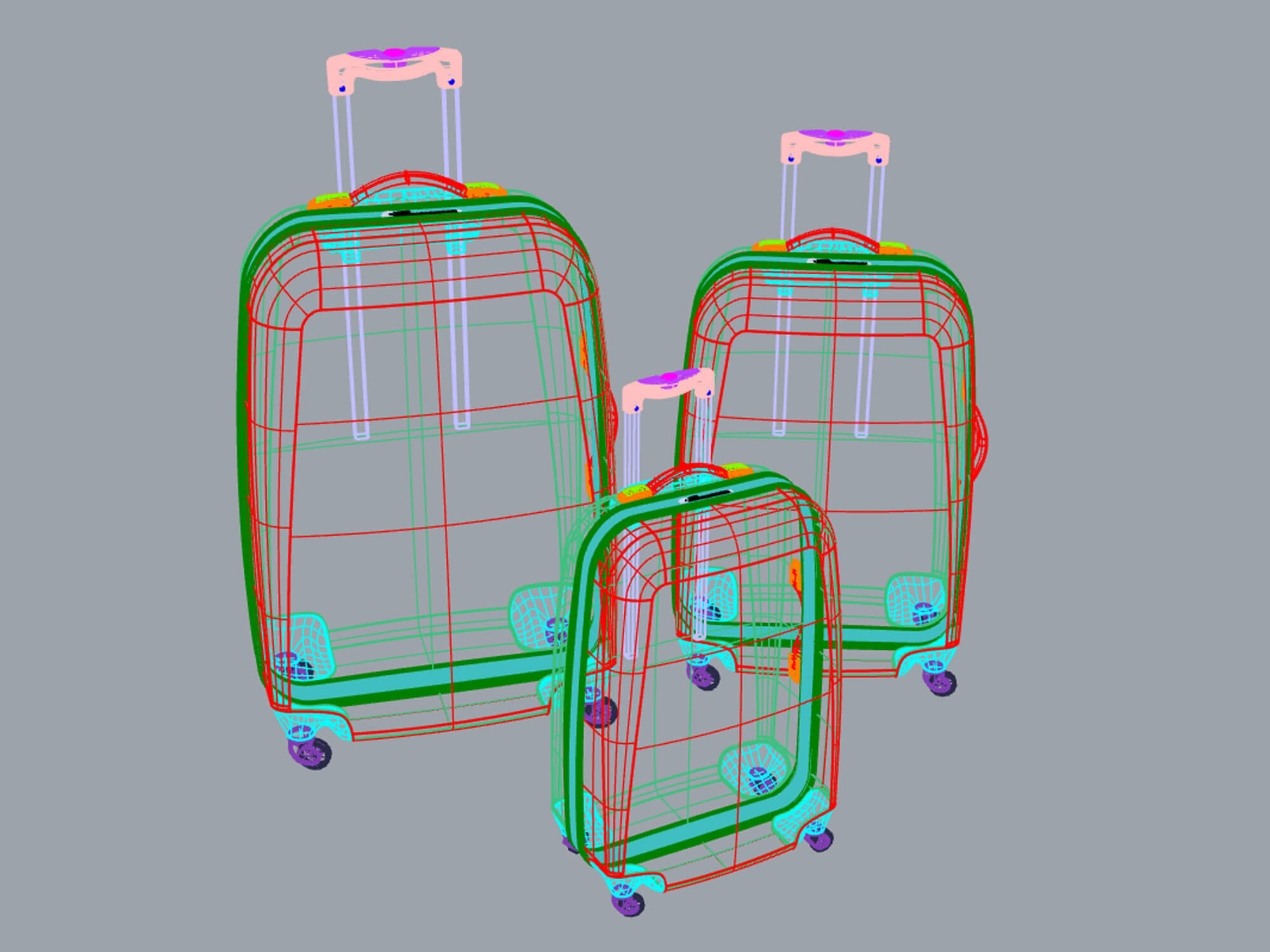 Suitcase 03 - 3D Model by DennyCG