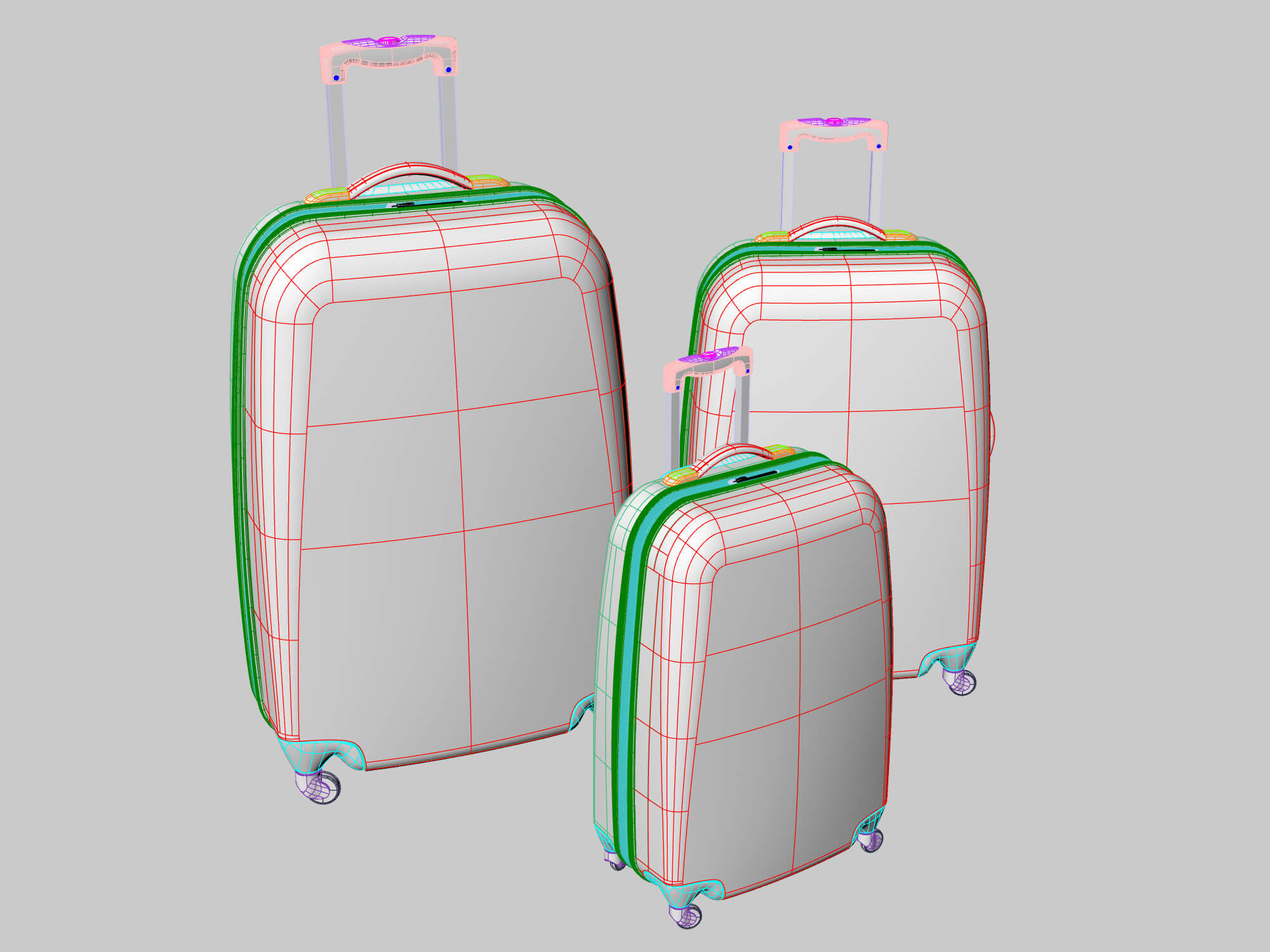 Suitcase 03 - 3D Model by DennyCG