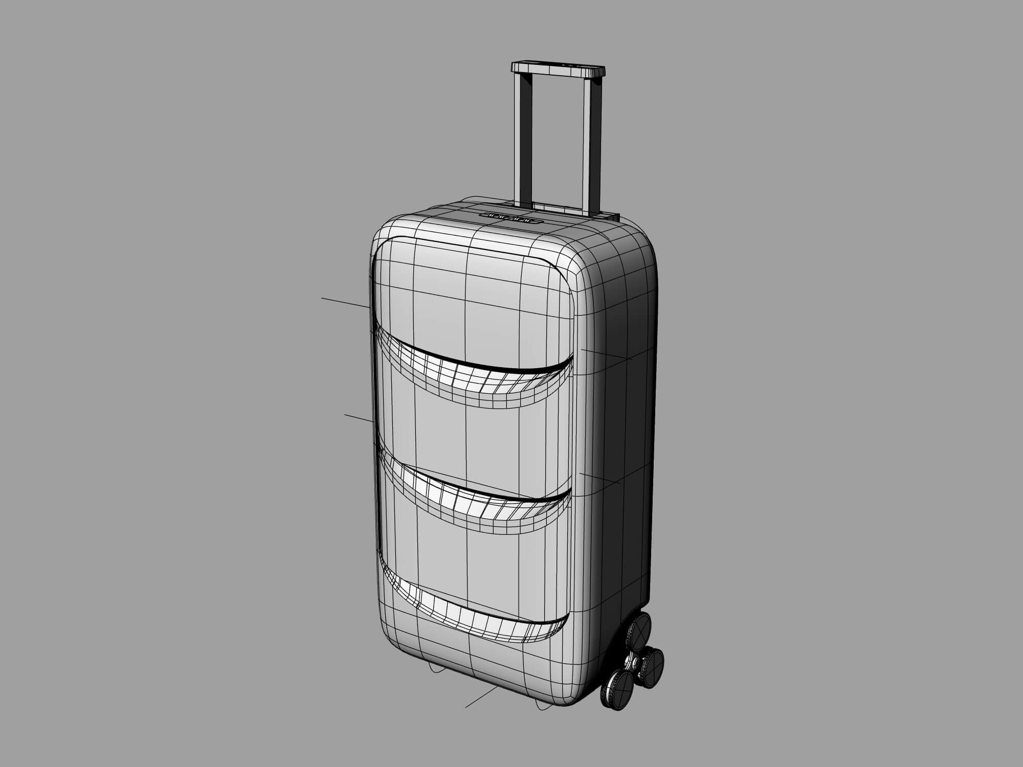 Suitcase 05 - 3D Model by DennyCG