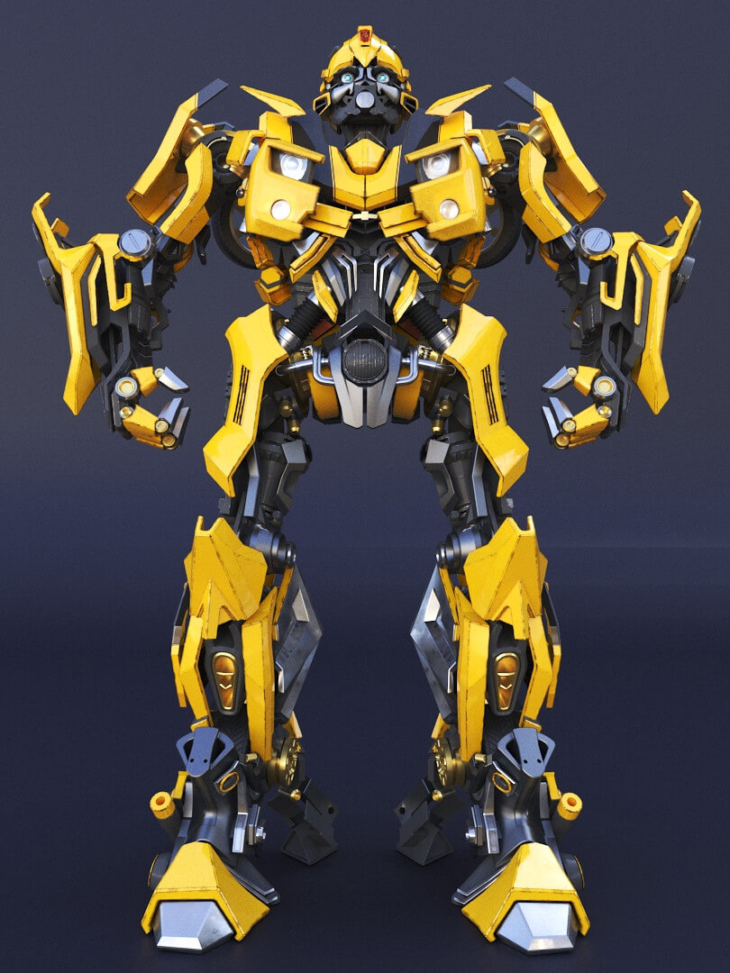 Transformers Bumblebee 02 3d Model By Dennycg