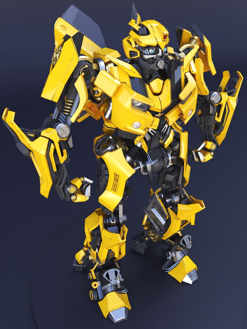Transformers - Bumblebee 02 3D Model by DennyCG