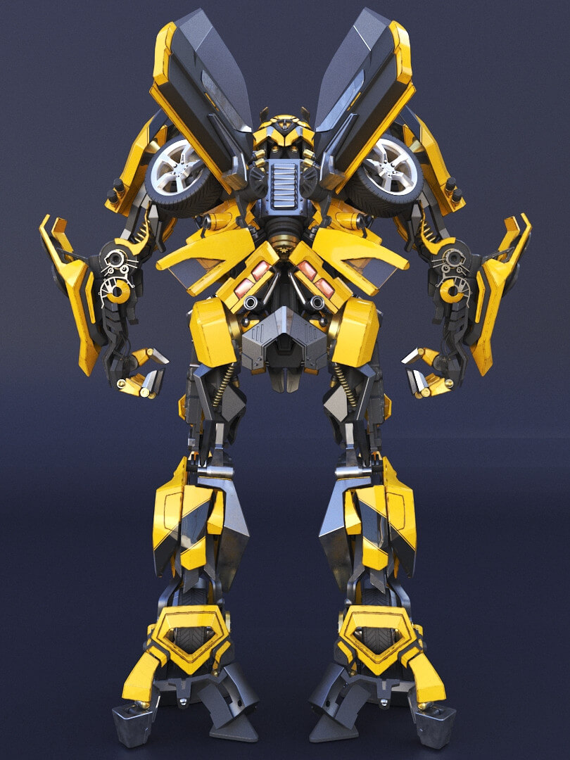 Transformers - Bumblebee 02 3D Model by DennyCG