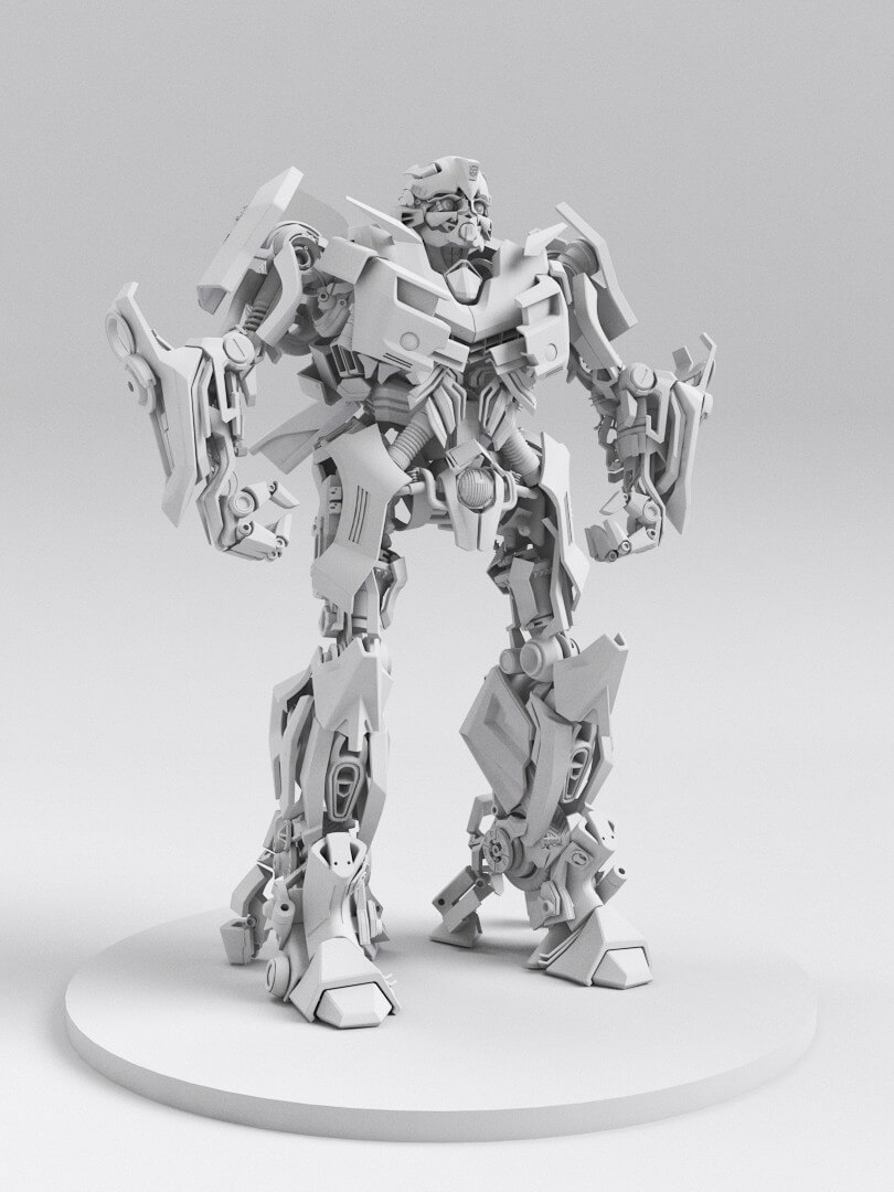 Transformers - Bumblebee 02 3D Model by DennyCG