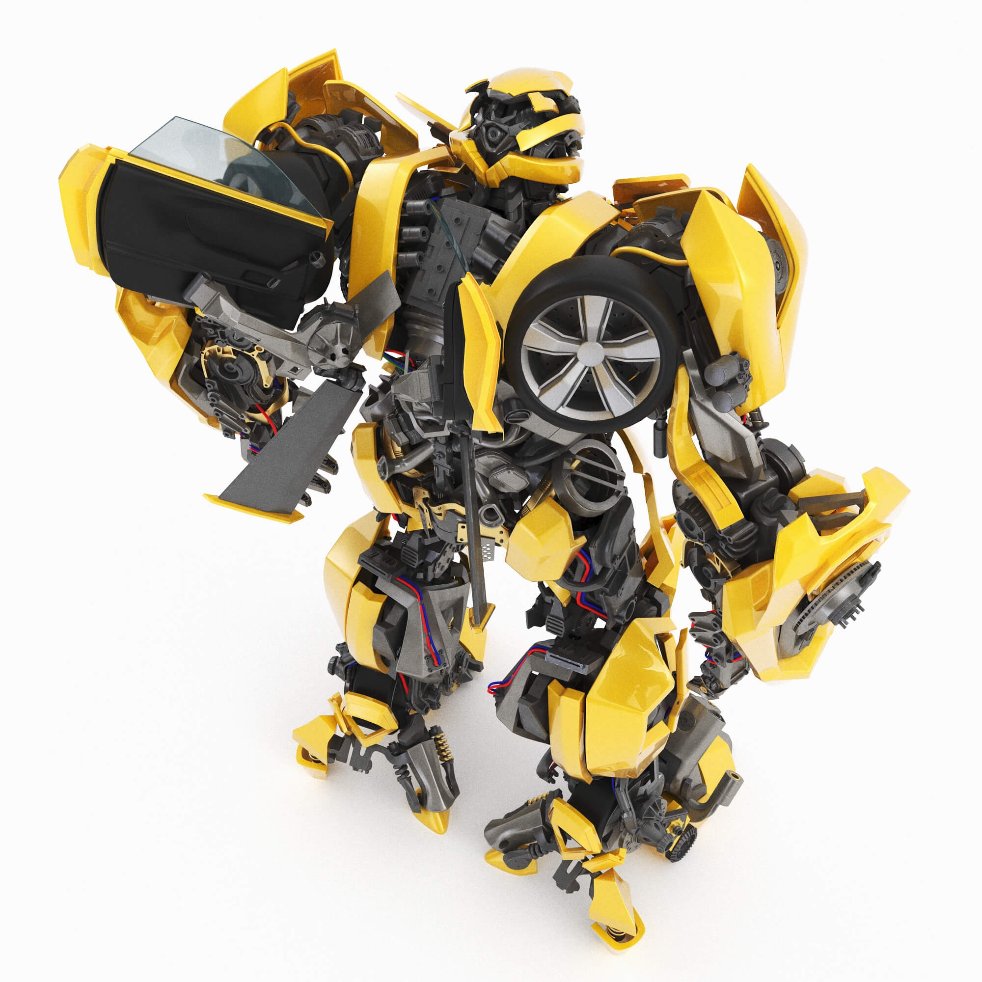 Transformers- Bumblebee III 3D Model by DennyCG