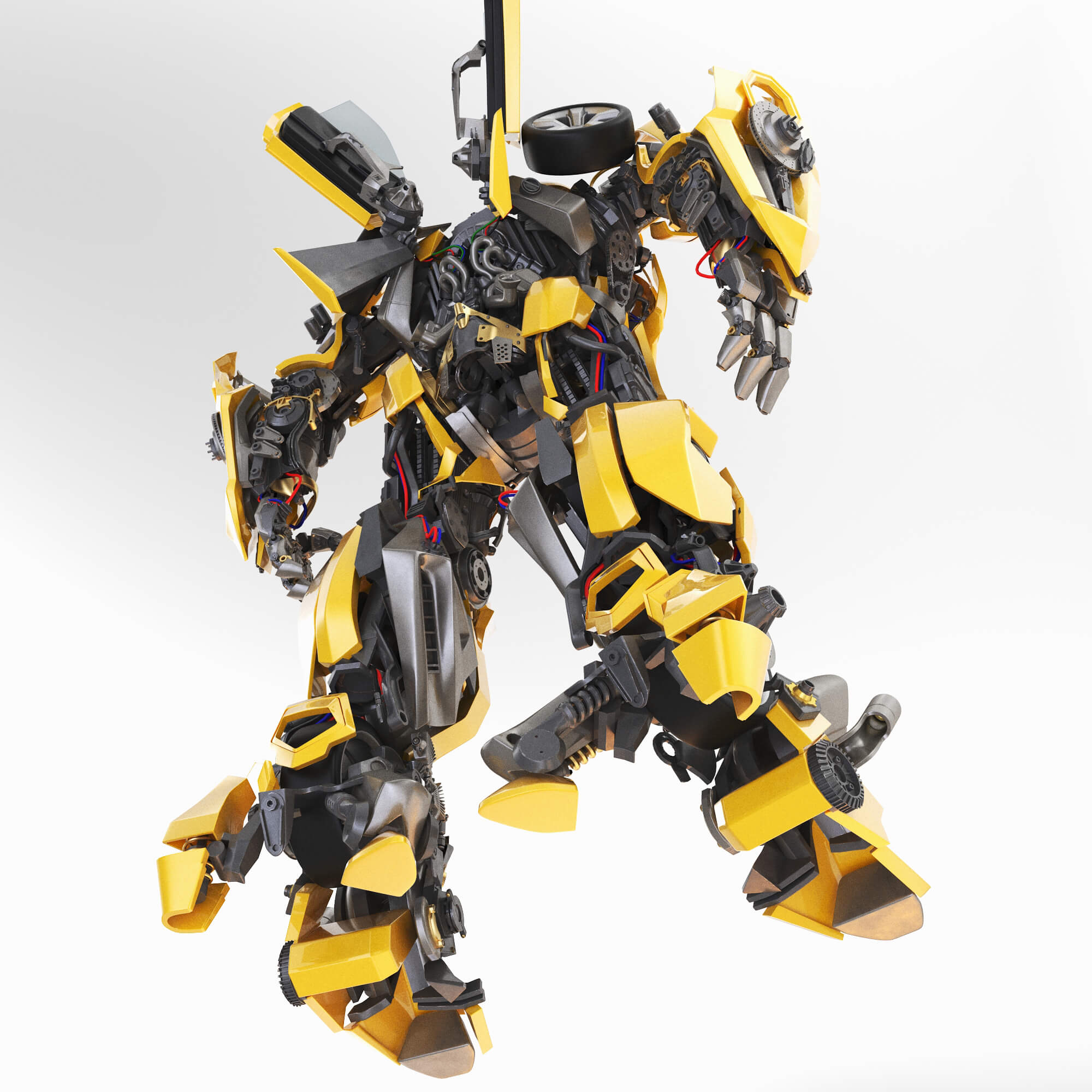 Transformers- Bumblebee III 3D Model by DennyCG