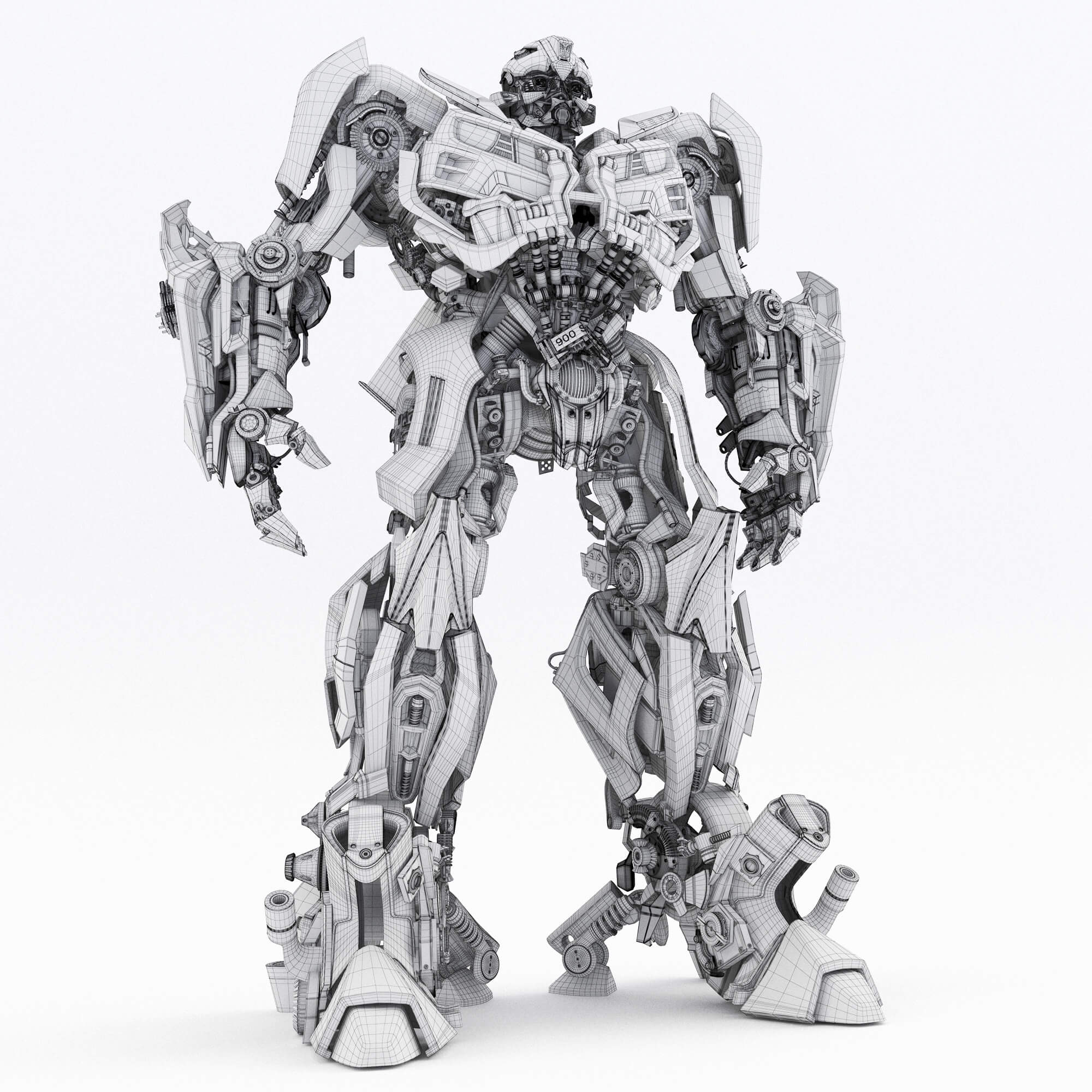 Transformers- Bumblebee III 3D Model by DennyCG