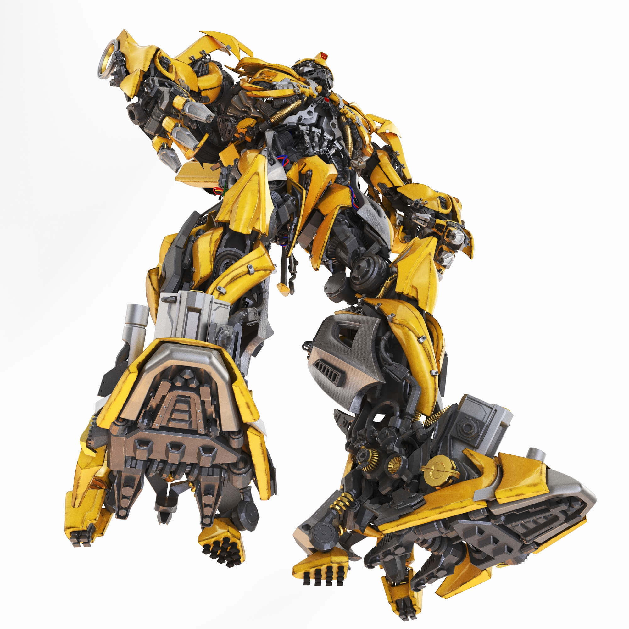 Transformers- Bumblebee IV 2.0 3D Model by DennyCG