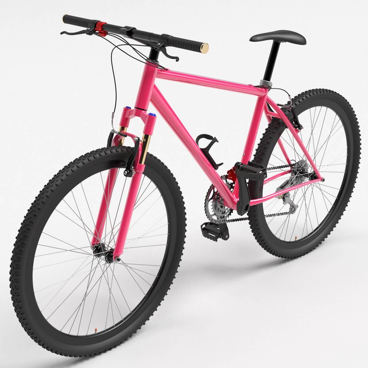 Women's Road Bicycle - 3D Model by DennyCG