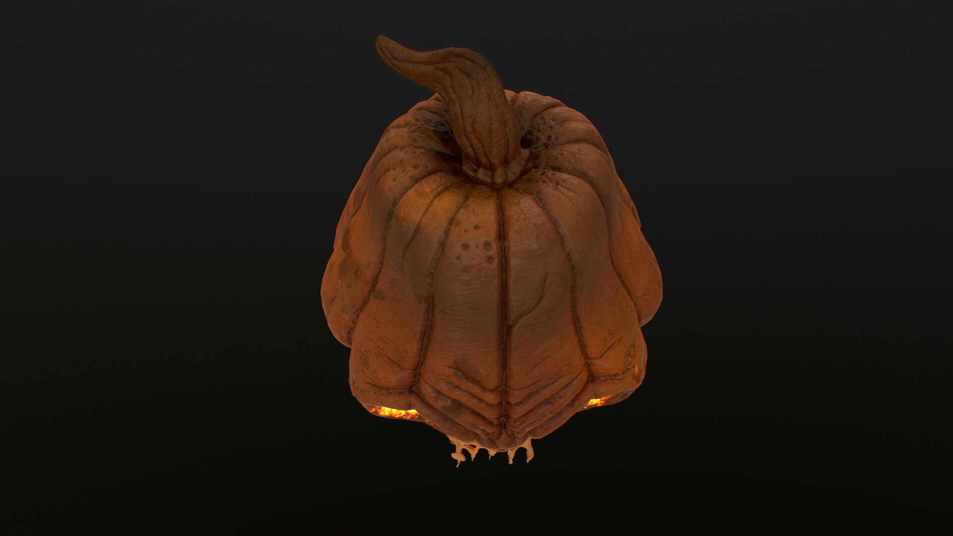 Halloween Pumpkin - 3D Model by Denzer01