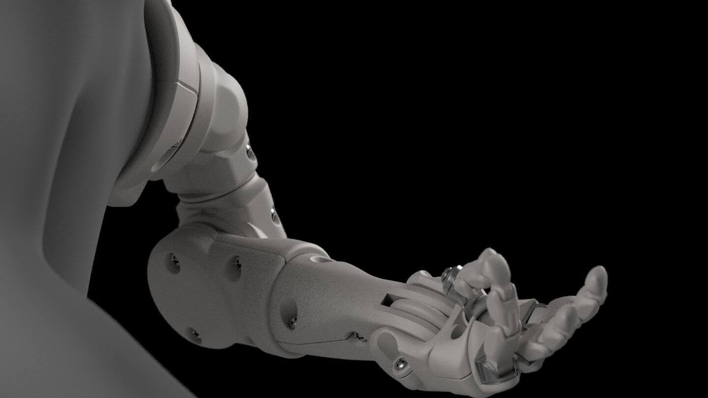 Prosthetic Arm - 3D Model by depuiseau