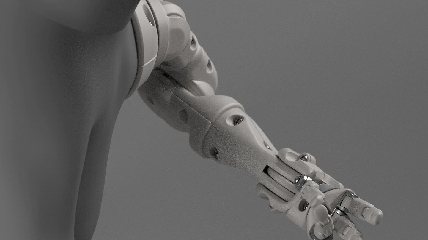 Prosthetic Arm - 3D Model by depuiseau