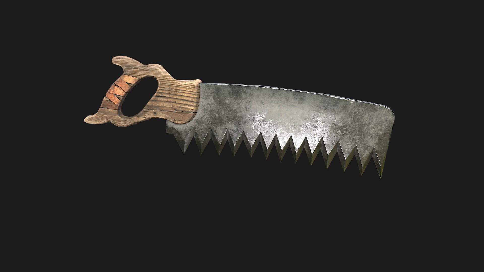 Back Saw - 3D Model by Dereza